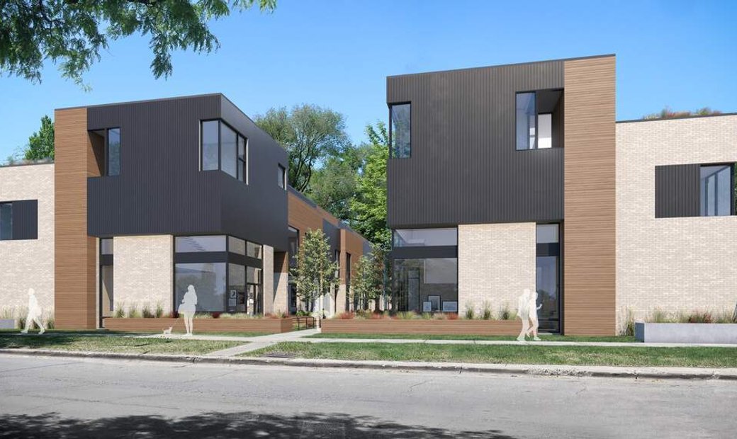 Townhome Chicago United States Dans Chicago, Illinois, états Unis à ...