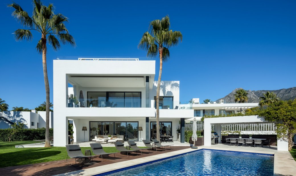 Modern Luxury Villa In A Gated Community Near In Marbella, Andalusia ...