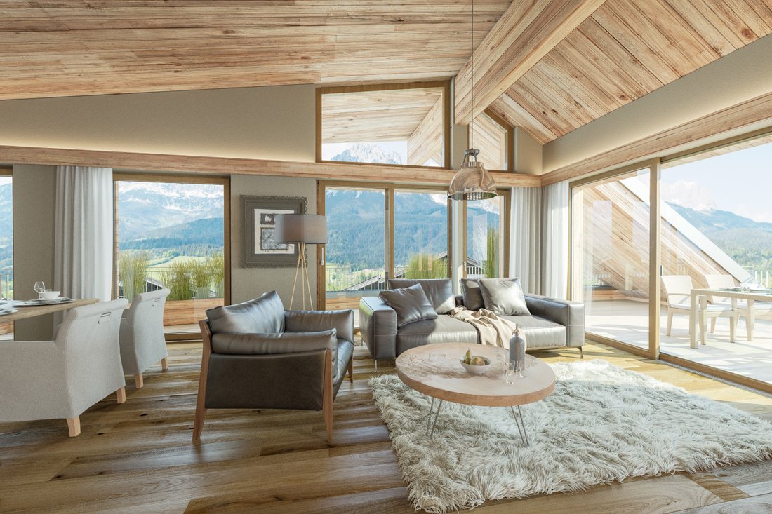 Alpen Penthouse „Fels & Flair“ – Eleganz & Natur In In Ellmau, Tyrol ...
