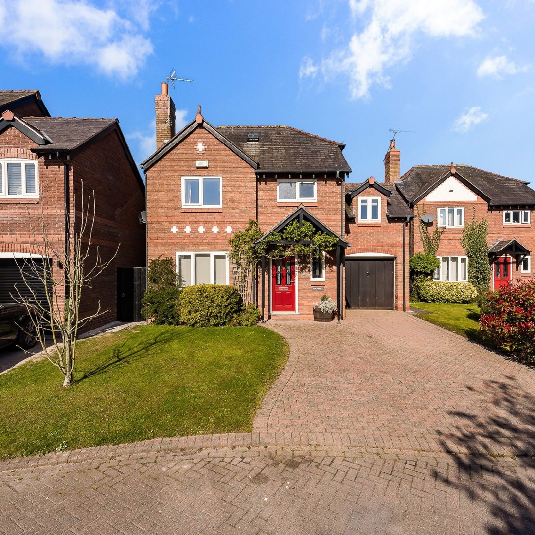 House, Castle Hill, Wrexham In Pulford, England, Vereinigtes Königreich ...