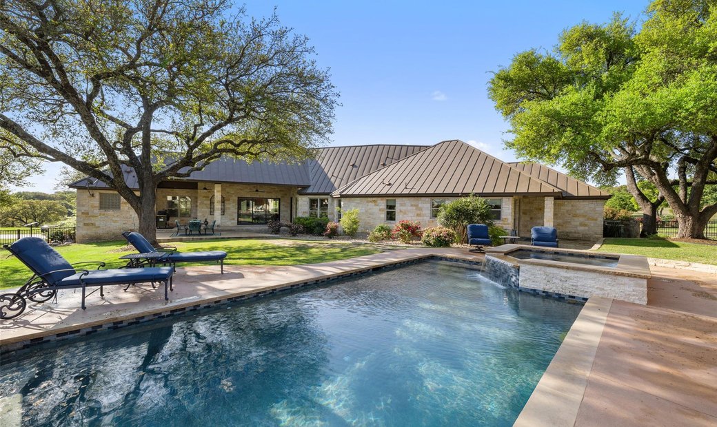 Single Story Custom Home In Prestigious In Spicewood, Texas, United ...