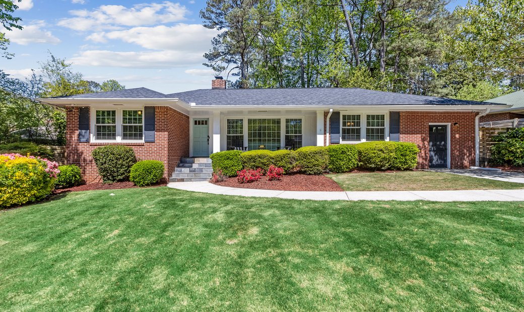 Stunning Brick Ranch Home In North Druid In Decatur, Georgia, United ...