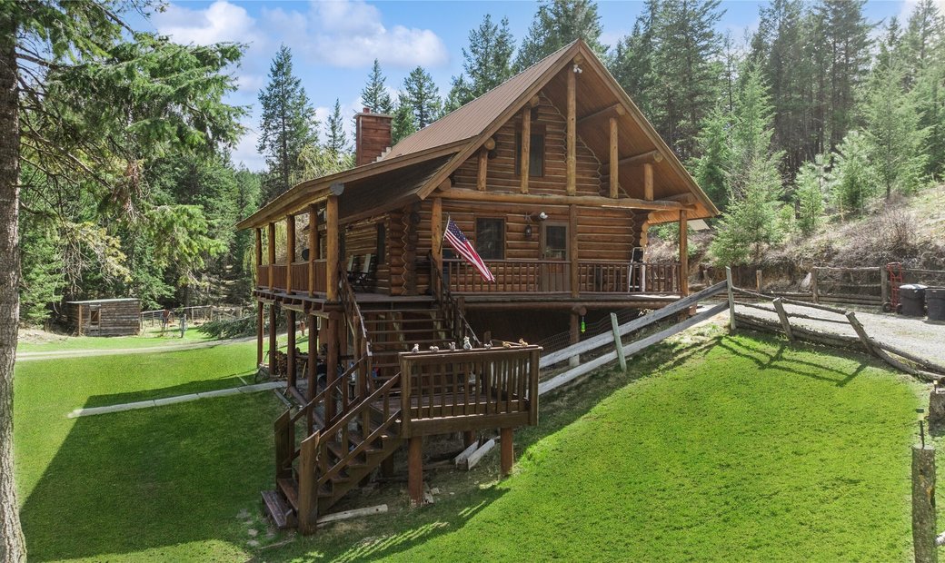 2 Homes On 30 Acres Bordering Forest In Rexford, Montana, United States ...