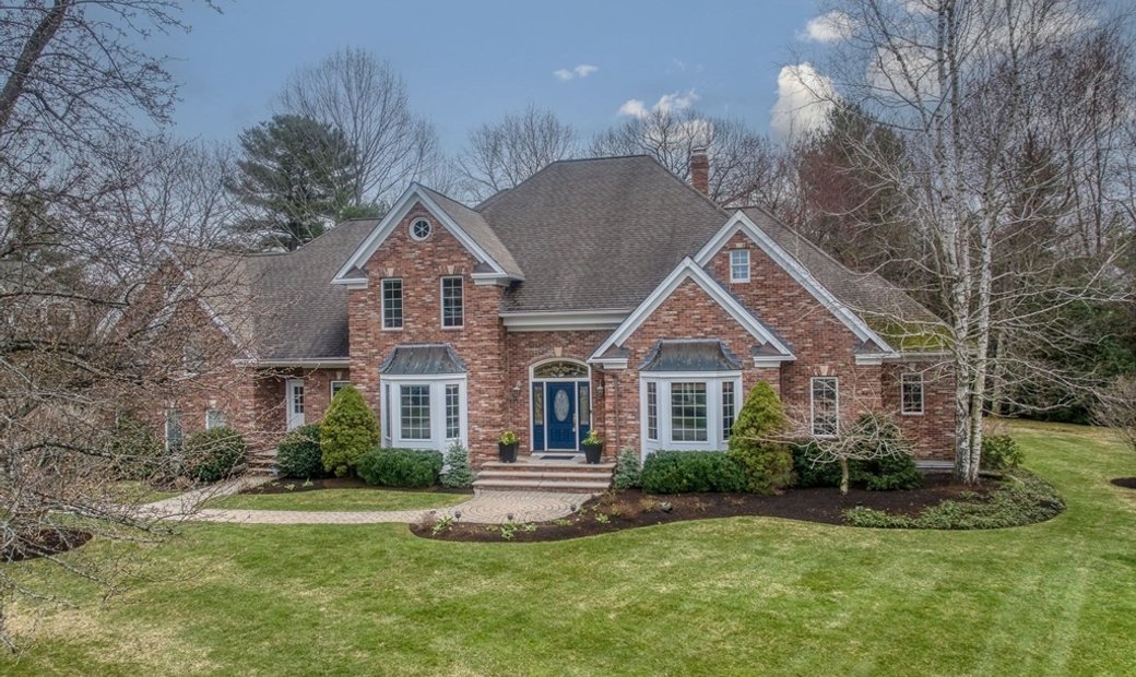 Spectacular Brick Home With An Amazing In Andover, Massachusetts ...