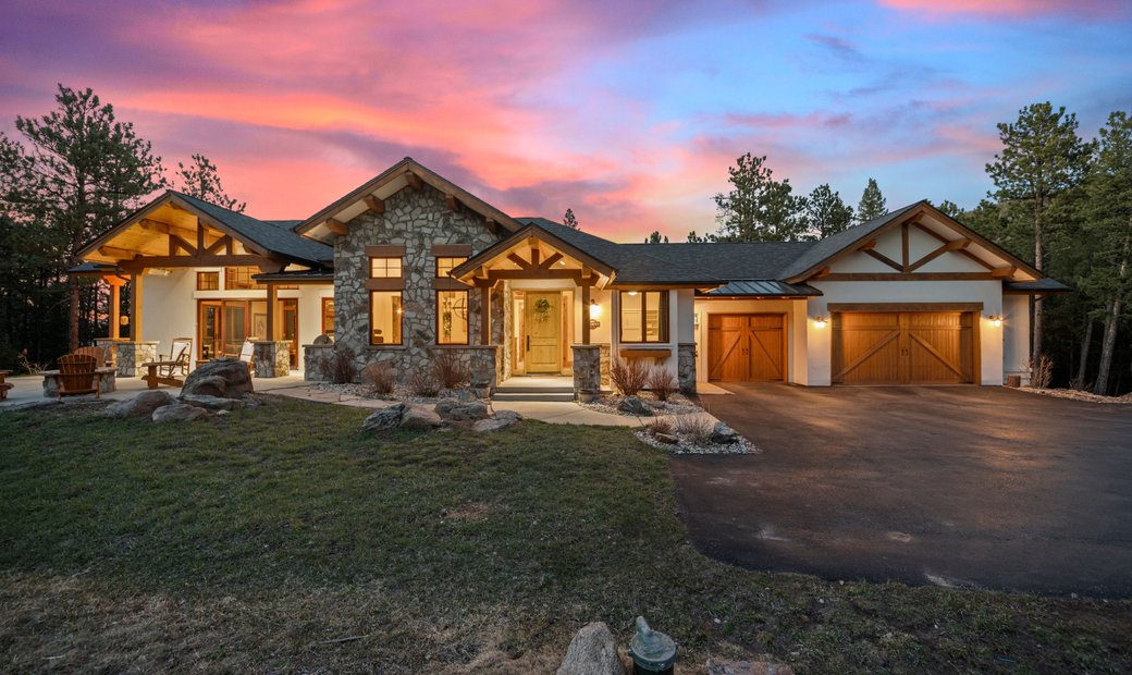 Custom Built Ranch Style Home Perfectly In Evergreen, Colorado, United ...