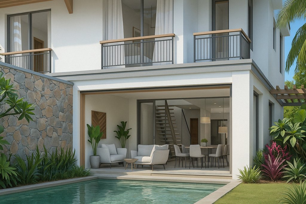 3 Bed Duplex Villa With Private In Mahebourg, Grand Port District ...