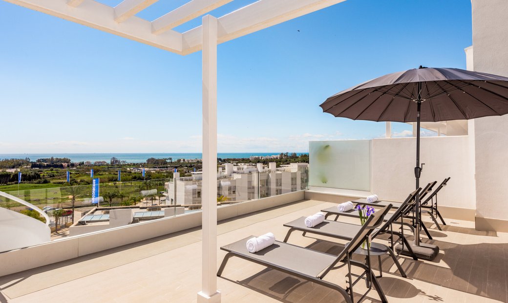 Duplex Penthouse, Estepona, 2 Bedrooms, Pool, In Cancelada, Estepona, Andalusia For Sale (15522083)