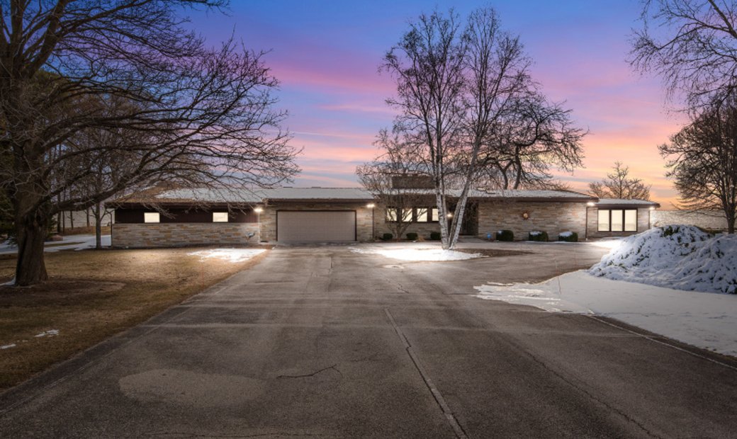 Mid Century Modern With Prime Lake In Cleveland, Wisconsin, United ...