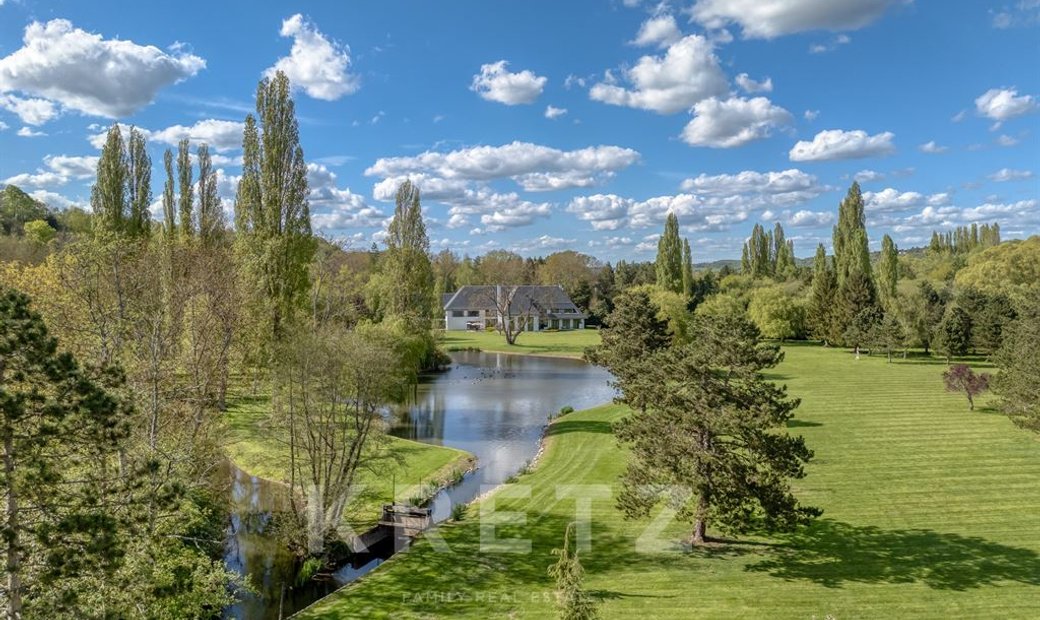 Architect Designed House Built On A In Pacy Sur Eure, Normandy, France ...