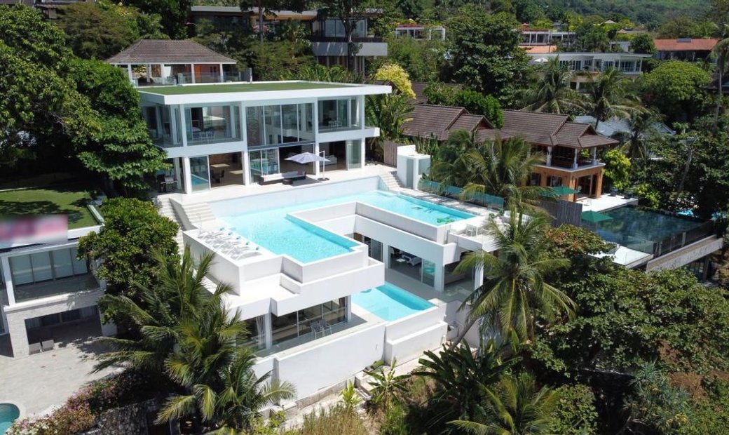 Absolute Oceanfront 8 Bedroom Private Pool Villa In Phuket, Phuket, Thailand For Sale (15532907)