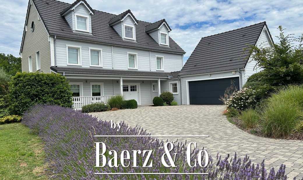 Long Island Style Wooden Villa 280sqm In Wahlbach, Grand Est, France ...