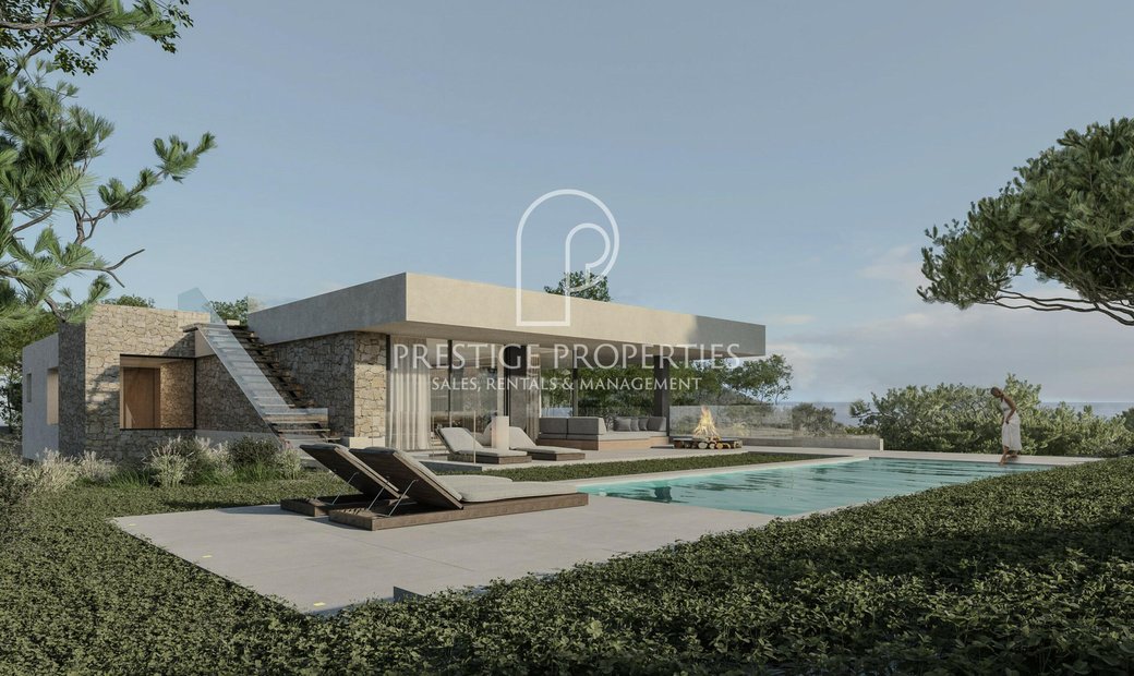 Newly Built Modern Villa With Swimming In Cap Martinet, Balearic ...