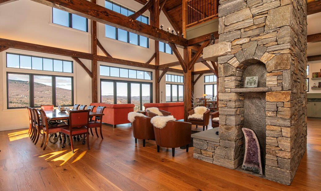 Custom Authentic Timber Frame Home In 05149, Vermont, United States For ...