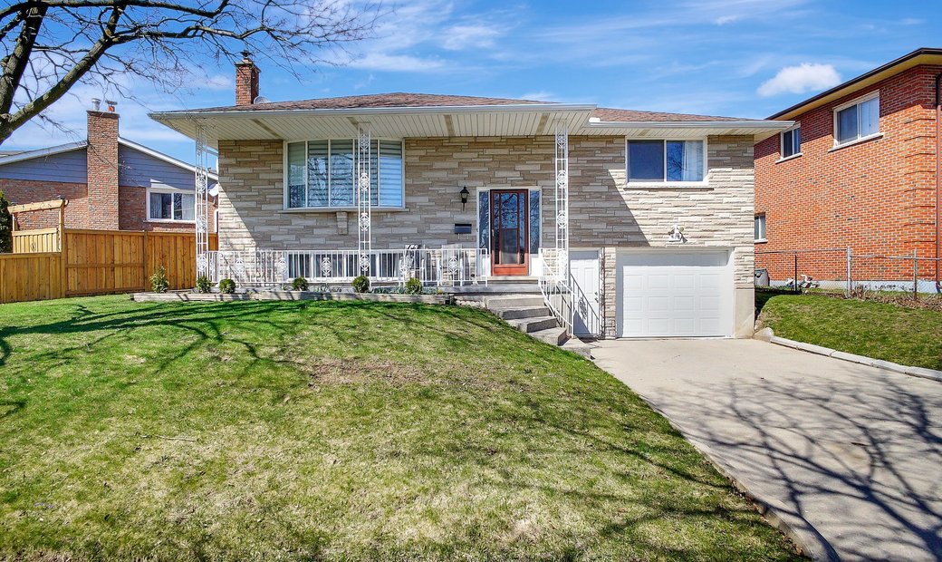 Charming Raised Bungalow With Finished Basement & In Kitchener, Ontario ...