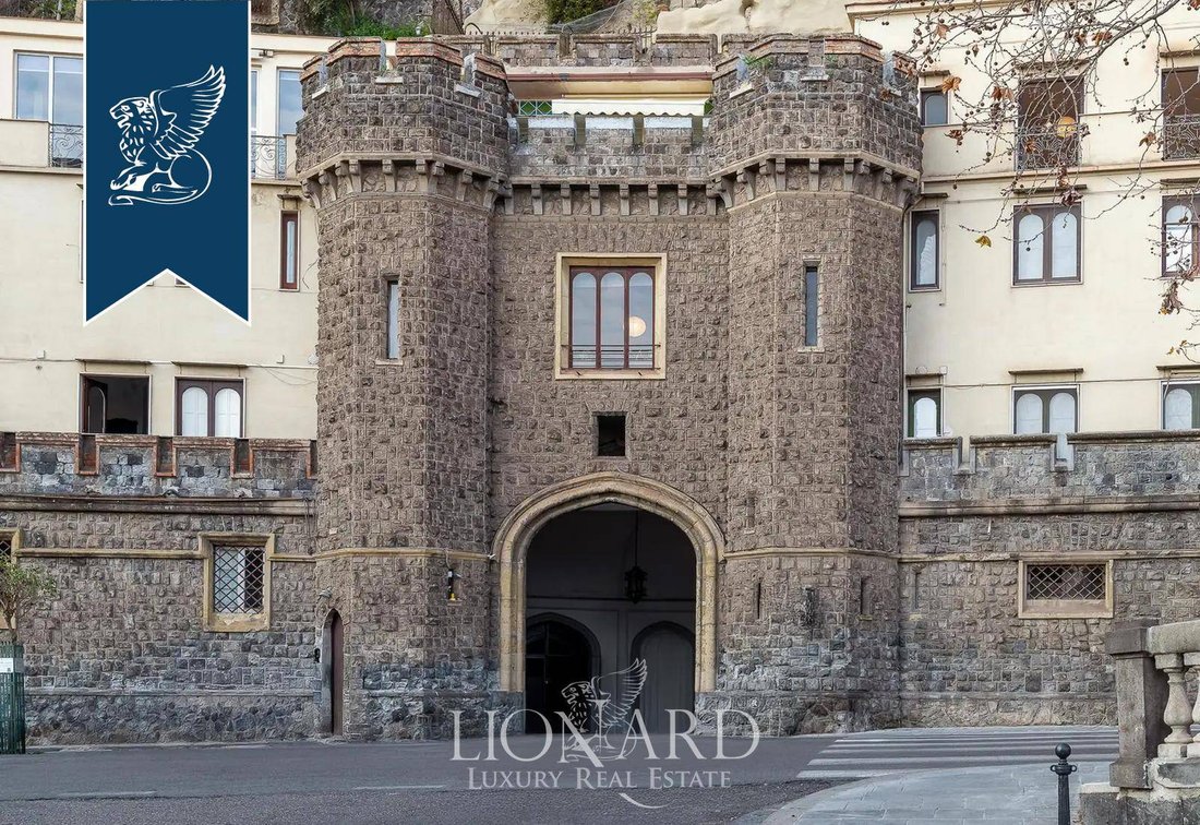 Iconic Estate Between Castle Walls By The Gulf Of In Naples, Campania ...