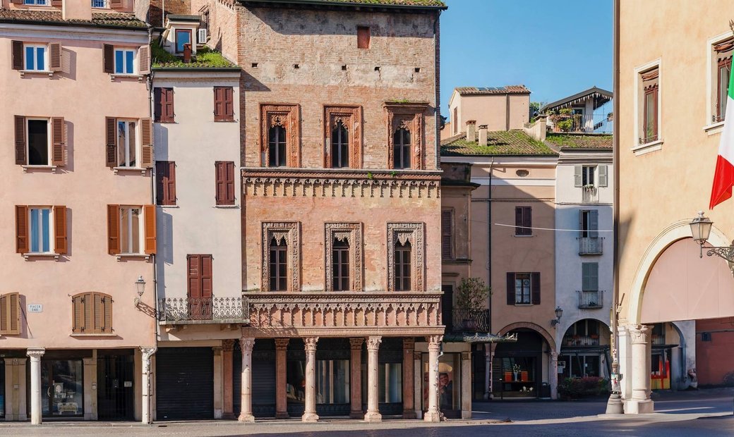 Historical 15th Century Palace With Terrace And View In Mantua ...