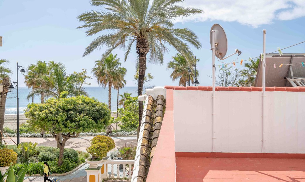 Estepona Center, Old Town, Harbor, Beach, Sea In Estepona, Andalusia ...
