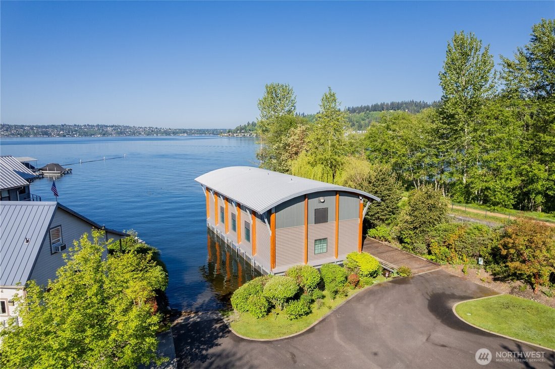State Of The Art Boathouse On Buildable In Newcastle, Washington ...