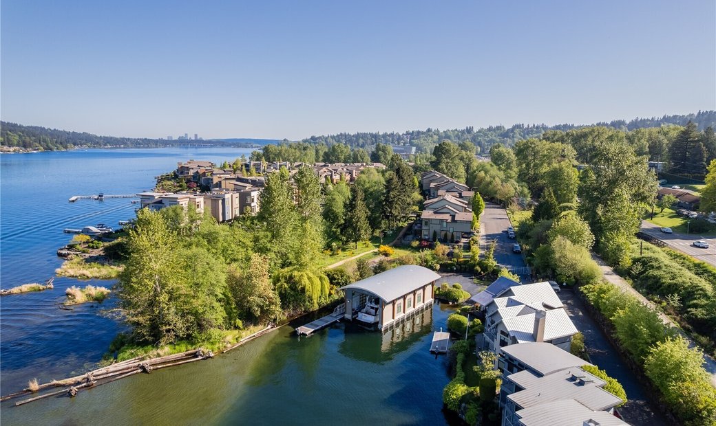 State Of The Art Boathouse On Buildable In Newcastle, Washington ...