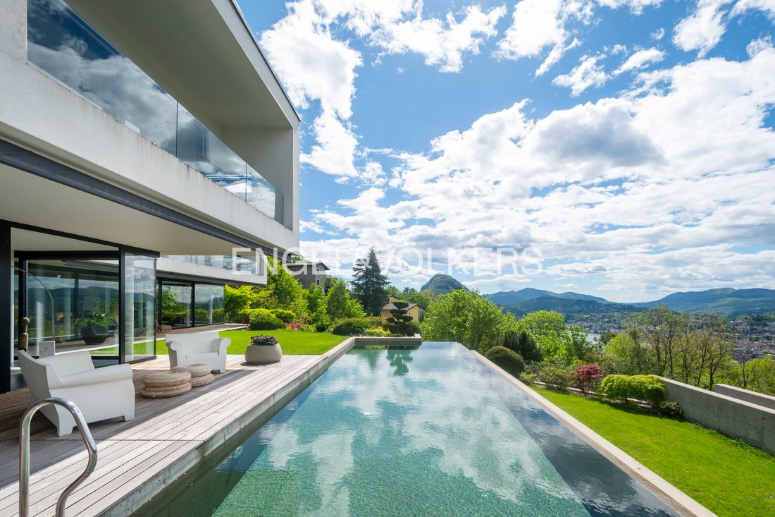 Exclusive Modern Villa With Pool And Lake View In Lugano, Ticino ...