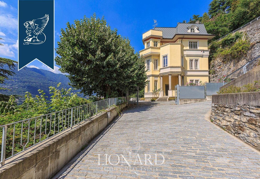 Stunning Period Villa With A View Of Lake Como In Blevio, Lombardy ...