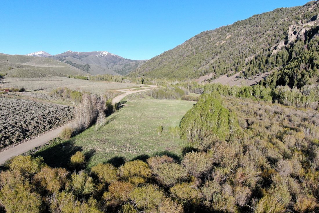 Stunning 15.58 Acre Meadow Lot With Private In Ketchum, Idaho, United ...