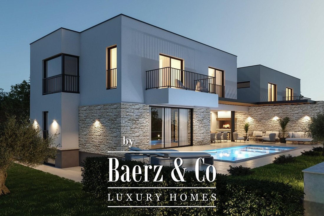 Istria, Poreč Modern Semi Detached House In Poreč, Istria County ...