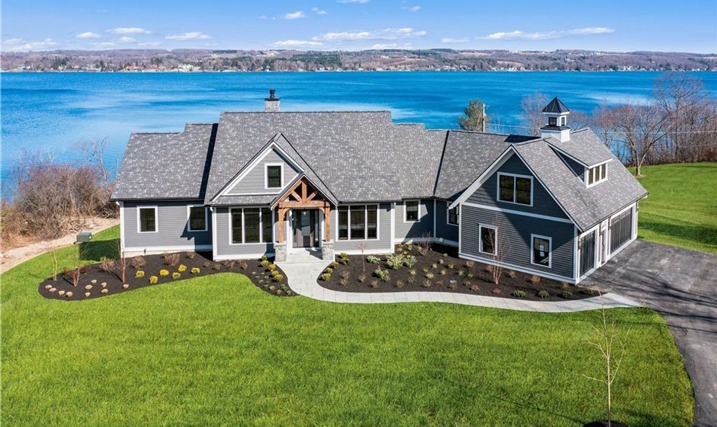 Exquisite Luxury Lake House In Skaneateles, New York, United States For ...