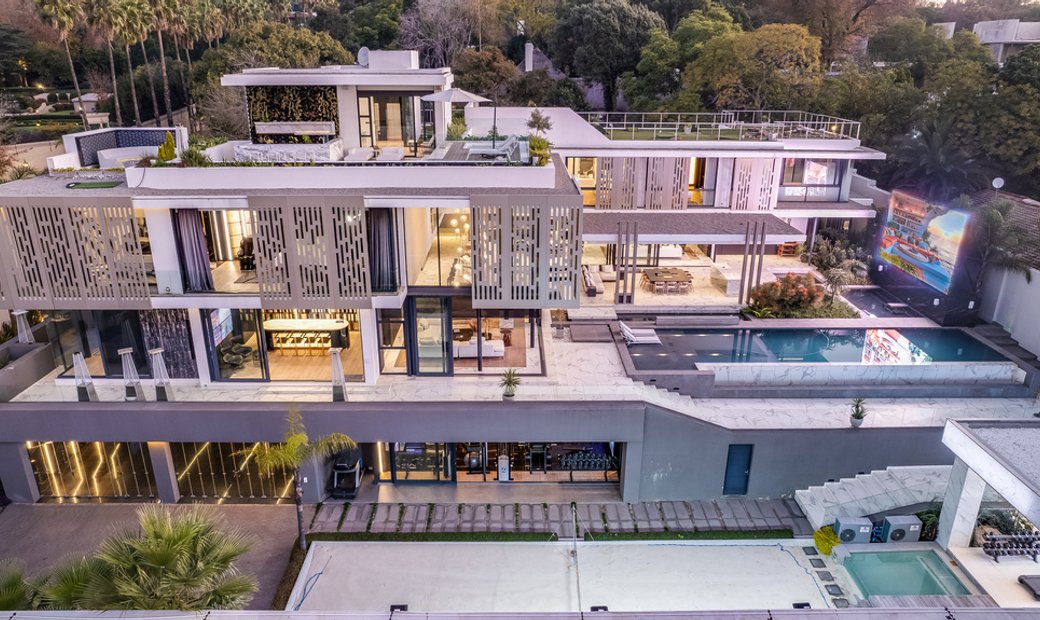 A Trophy Home For The Discerning Few. In Sandton, Gauteng, South Africa ...