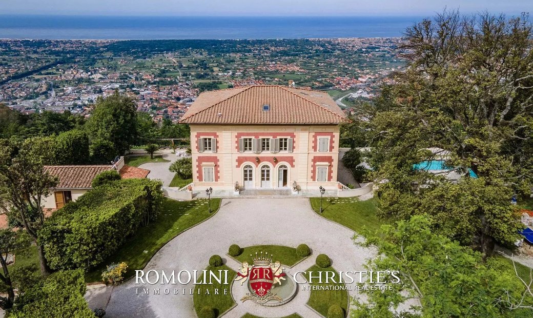 Stunning Tuscan Coast Sea View Villa For Sale In Pietrasanta, Tuscany ...
