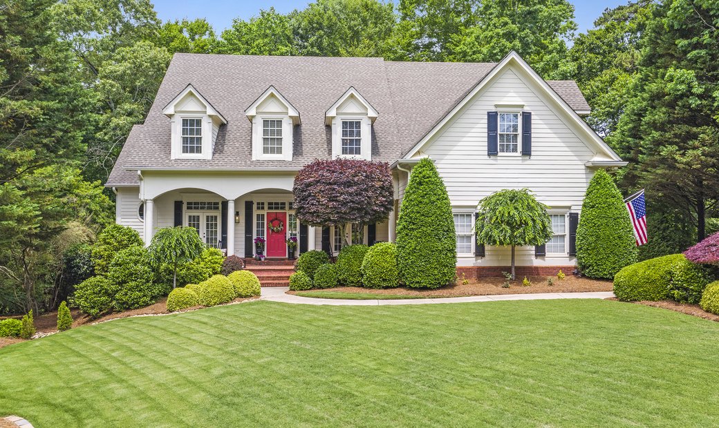 Southern Inspired Cape Cod Estate On The 15th In Milton, Georgia ...