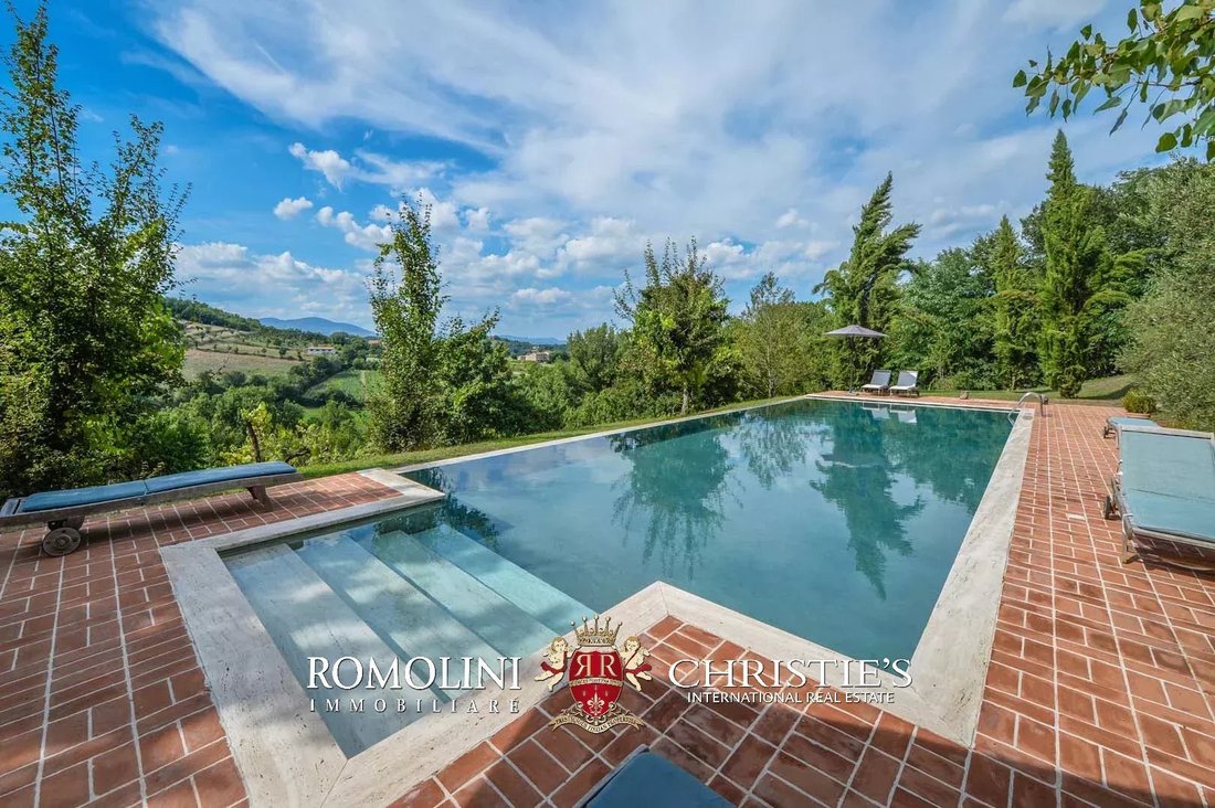 Villa With Pool For Sale In Monterchi Tuscany In Fonaco, Tuscany, Italy ...