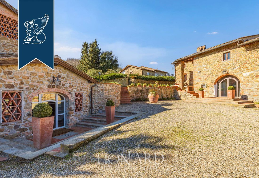 Finely Renovated Farmstead With Olive Grove In Greve In Chianti ...