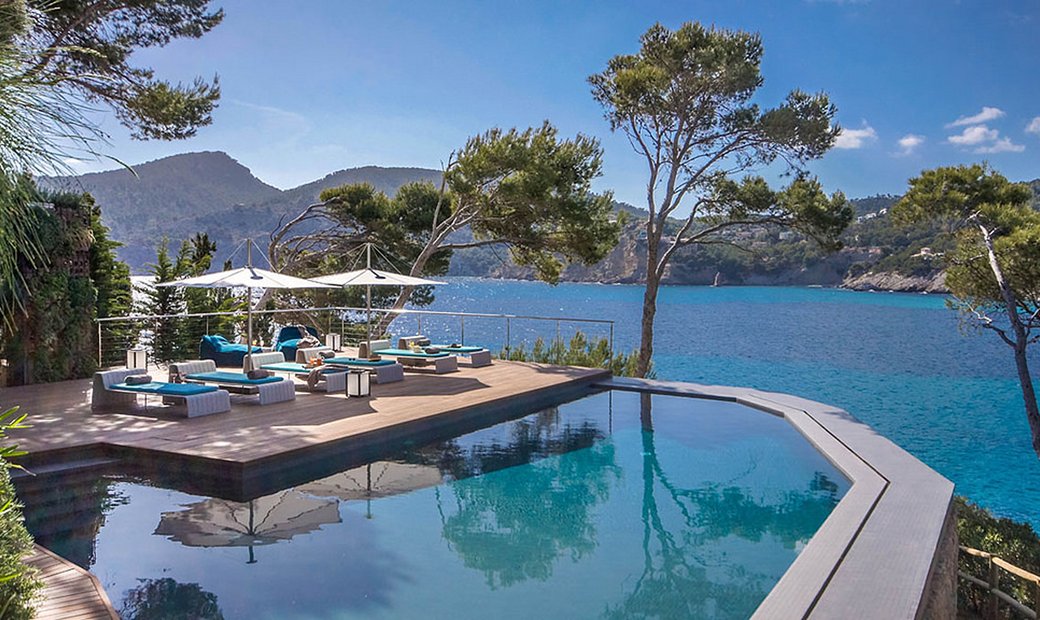 Villa On The First Sea Line In Camp De Mar, Mallorca, Andratx, Balearic ...