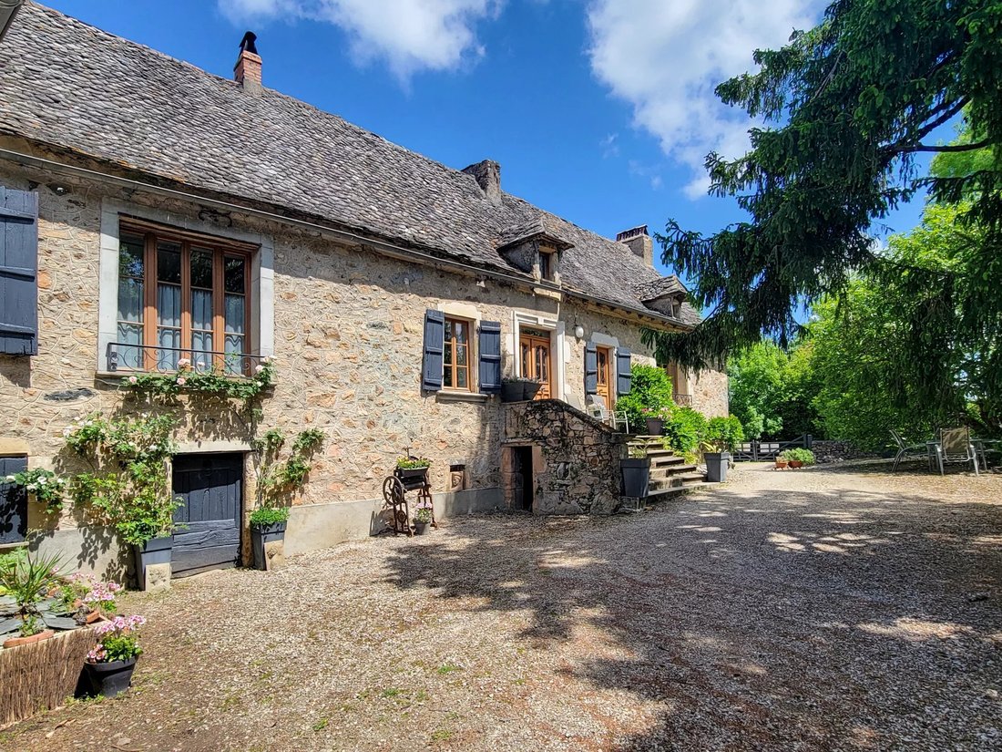 Elegant 17th Century Estate With Panoramic In Villefranche De Rouergue ...