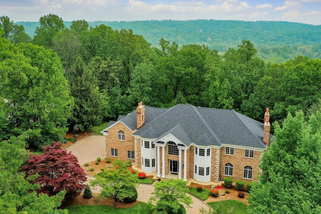Custom Stately Home Is A Masterpiece Of In Warren, New Jersey, United ...