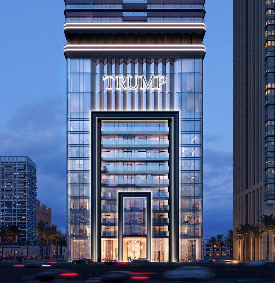 The Trump Residences In Dubai Where In Dubai, Dubai, United Arab ...