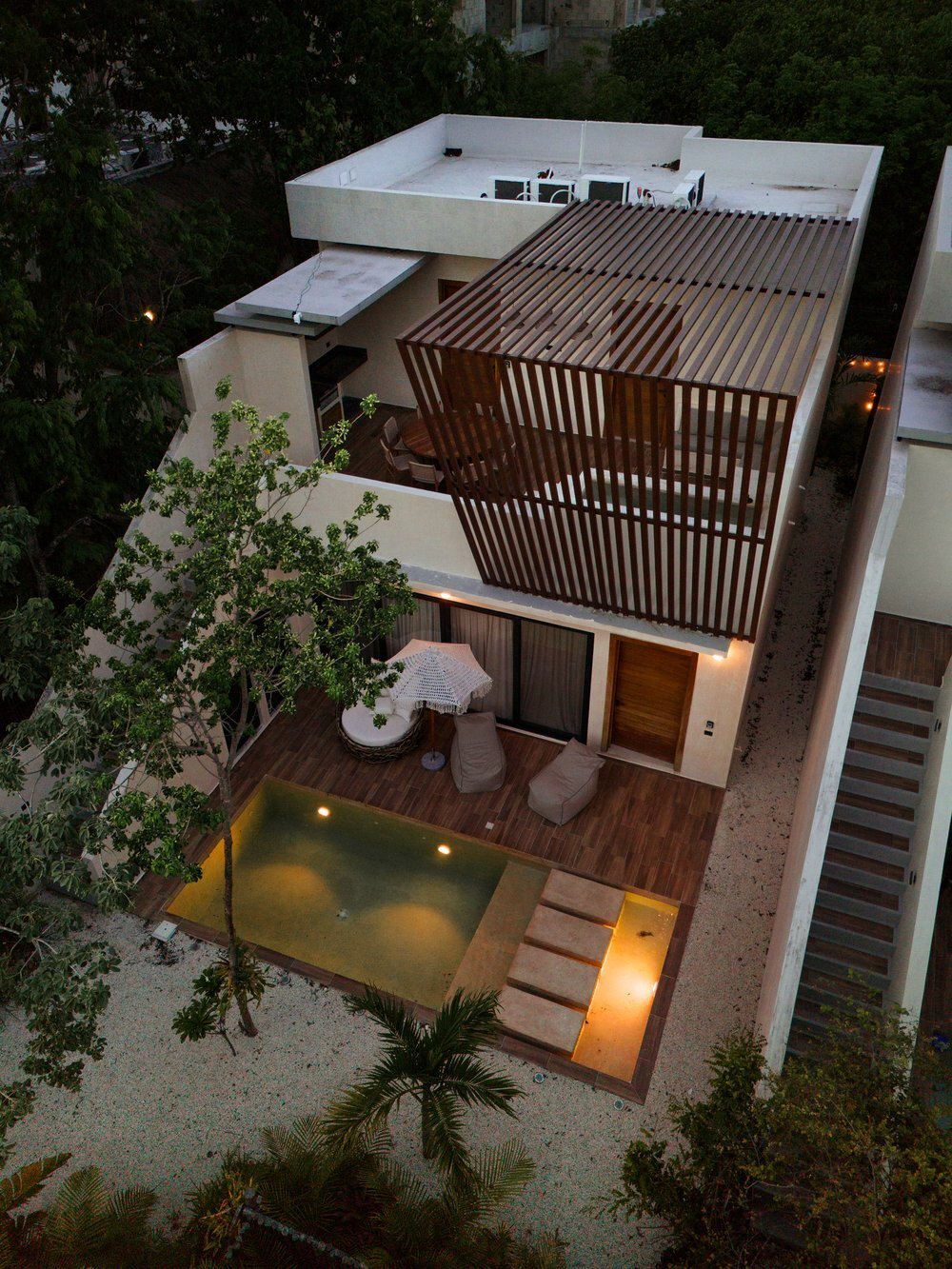 Tulum Villa With Private Pool, Lock Off Design, And Rooftop In Tulum ...