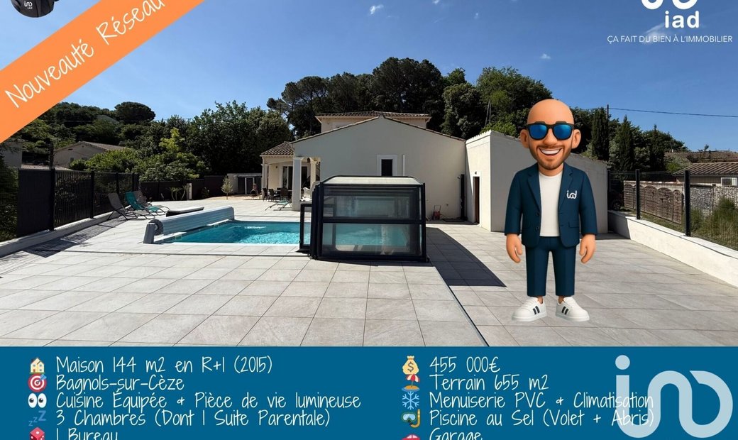 Vente Maison/Villa 5 Pièces In Bagnols Sur Cèze, Occitanie, France For ...