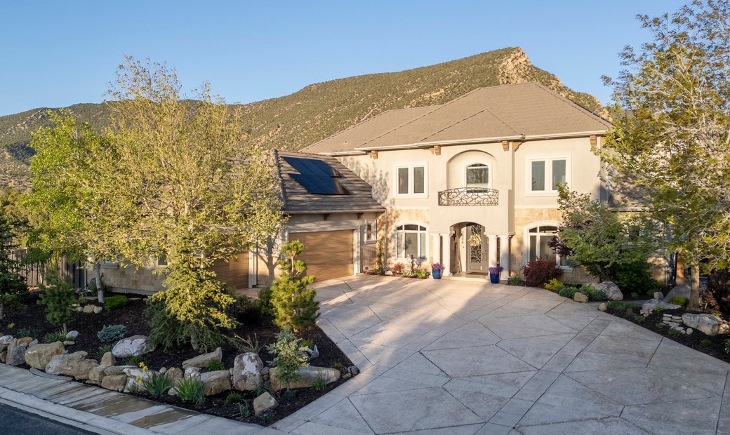 Mediterranean Revival Style Custom Home In In Cedar City, Utah, United ...