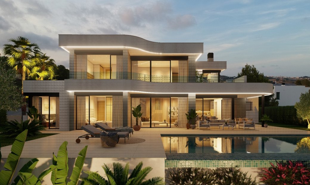 Beautiful Modern Villa With Sea Views In In Teulada, Valencian ...