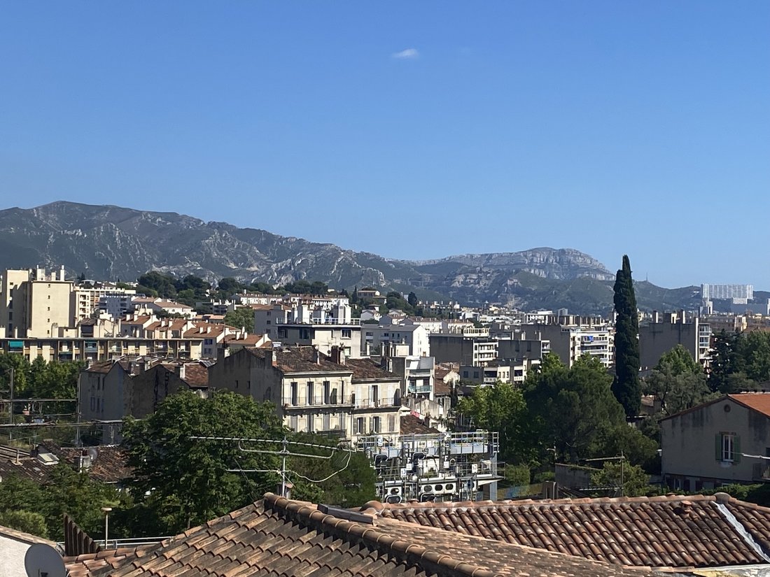 Vista Panorámica Desde La En Marsella, Provenza Alpes Costa Azul ...