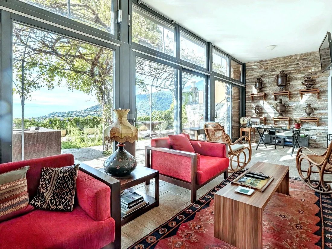 19th Century Manor House With In Menton, Provence Alpes Côte D'azur ...