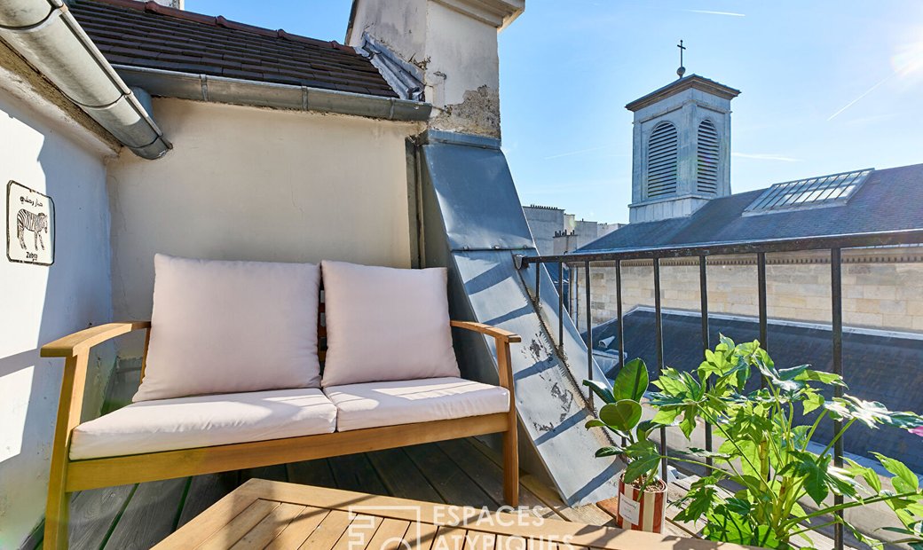 Apartment With Terrace In The Marais On The Top In Paris, île De France ...