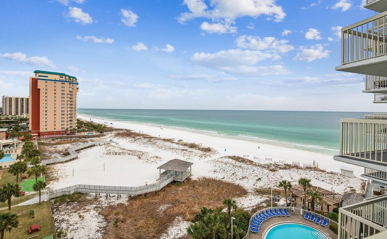 Mapa De Las Playas De Destin, Florida Hoteles De Playa En Destin,