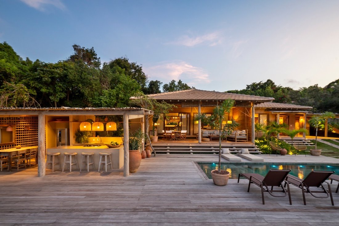 Elegant 5 Bedroom Villa With Valley Views In Trancoso, State Of Bahia ...