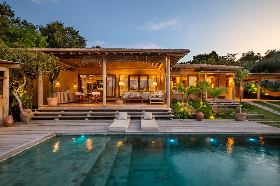 Elegant 5 Bedroom Villa With Valley Views In Trancoso, State Of Bahia ...