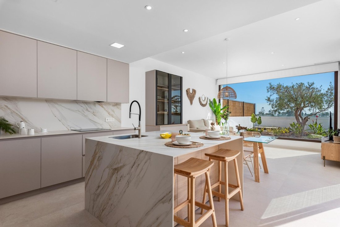 New Build Villas Front Line La Serena In Los Alcazares, Region Of ...