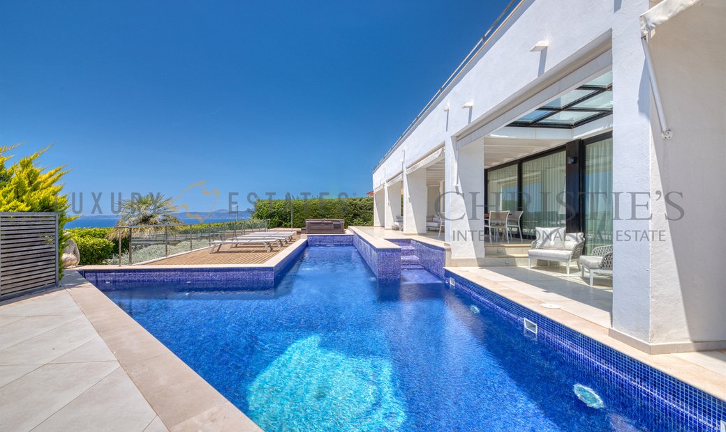 Fantastic Villa In Badia Blava With Sea In Llucmajor, Balearic Islands ...