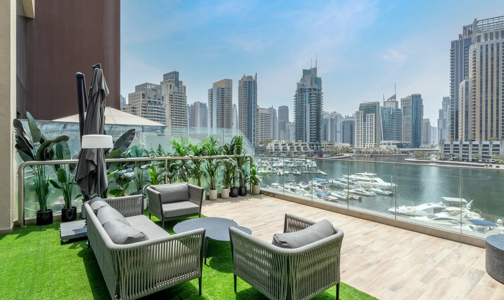 Luxurious Duplex With Stunning Marina In Dubai, Dubai, United Arab ...